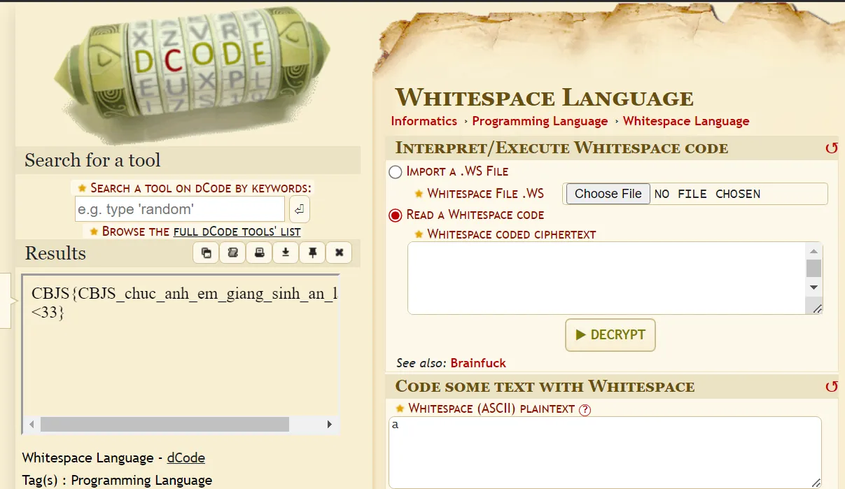 CyberJutsu Christmas 2024 [OSINT] - V I Z Ξ Я